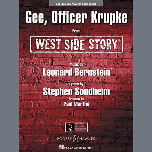 Gee, Officer Krupke (from West Side Story) (arr. Paul Murtha) - Bb ...