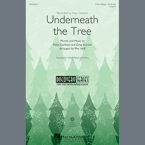Underneath The Tree von Kelly Clarkson » Noten für gemischten Chor