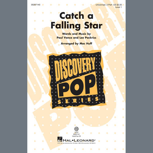 Catch A Falling Star by Paul Vance » Choir Sheet Music