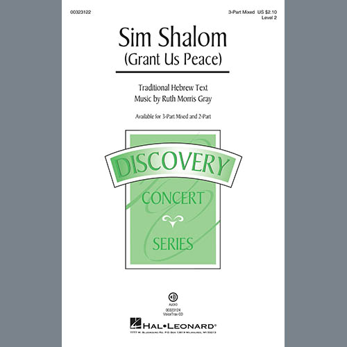 Sim Shalom (Grant Us Peace) Sheet Music | Ruth Morris Gray | 3-Part ...