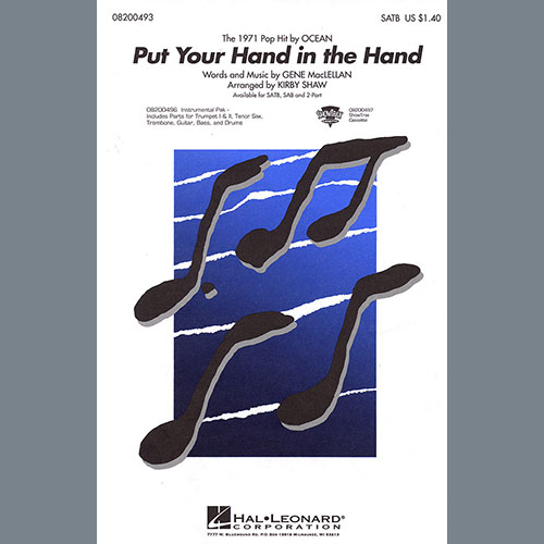 Put Your Hand In The Hand by Ocean (Download) » Choir Sheet Music