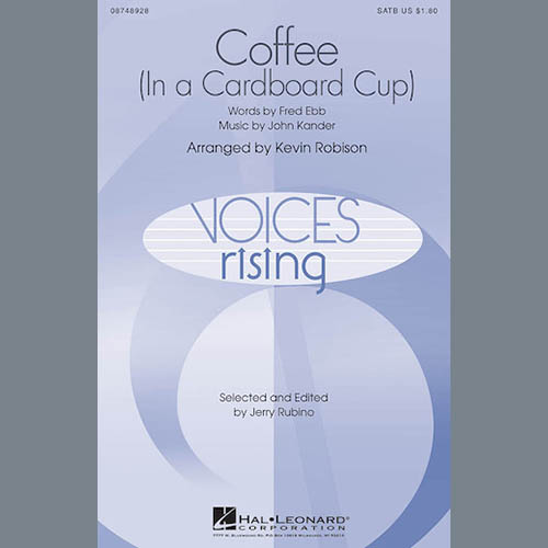 Coffee (In A Cardboard Cup) Digital Audio | Kevin Robison | SATB Choir ...