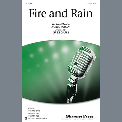 Fire And Rain von James Taylor (Download) » Noten für gemischten Chor