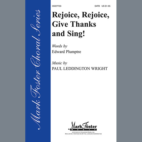Rejoice, Rejoice, Give Thanks And Sing! von Edward H. Plumptre » Noten ...
