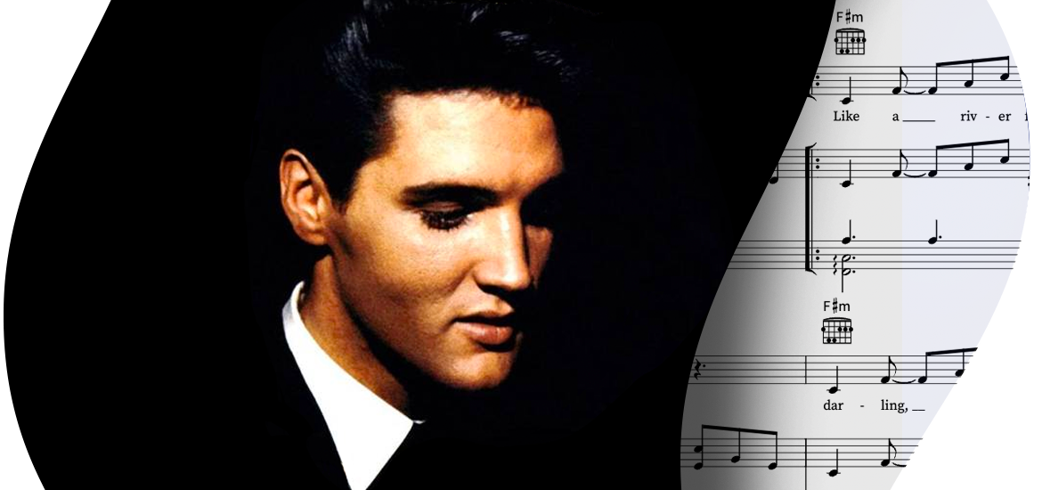 Elvis Sheet Music Downloads | Can't Help Falling In Love, Suspicious ...
