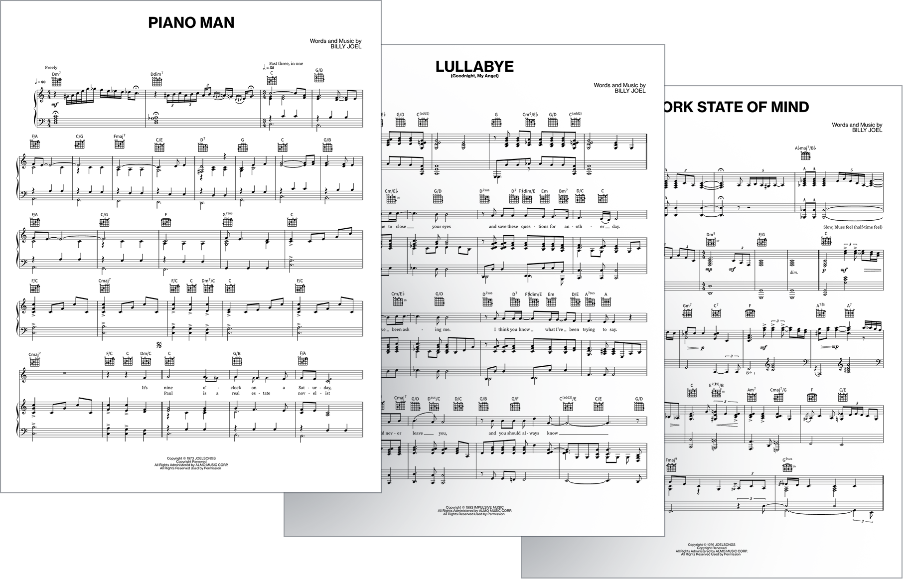 Essential Billy Joel Playlist Sheet Music Direct Essential Billy Joel Playlist Sheet Music Direct