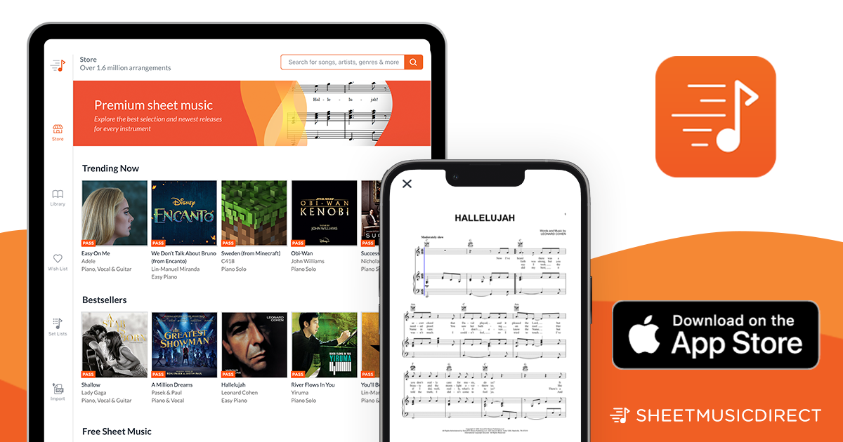 Sheet Music Direct pour iPad et iPhone | Sheet Music Direct